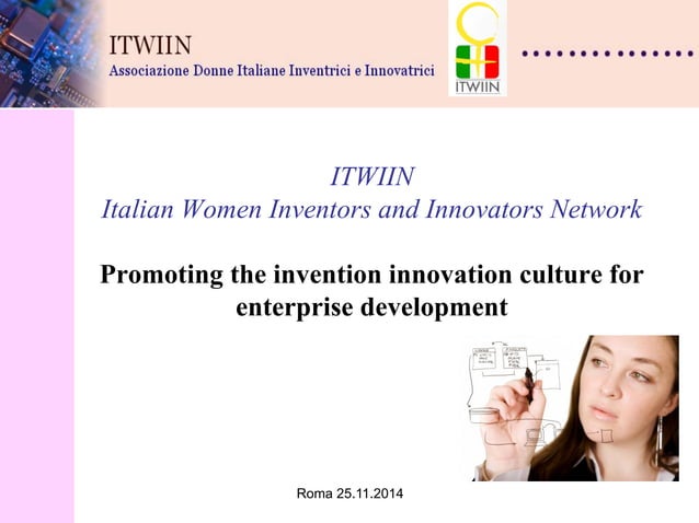 Italian Women Inventors and Innovators Network | PPT
