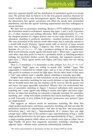 Assortative Matching And Search | PDF