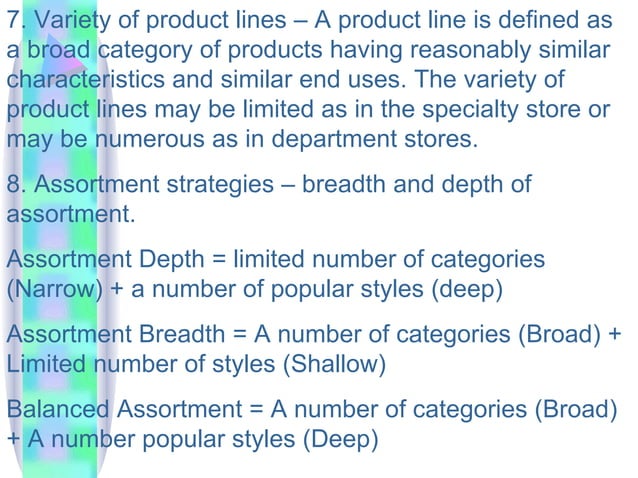 Assortment planning | PPT | Apparel Industry | Industries