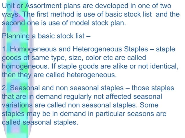 Assortment planning | PPT | Apparel Industry | Industries