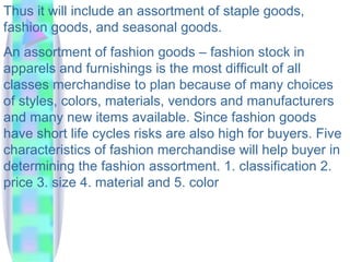 Assortment planning | PPT