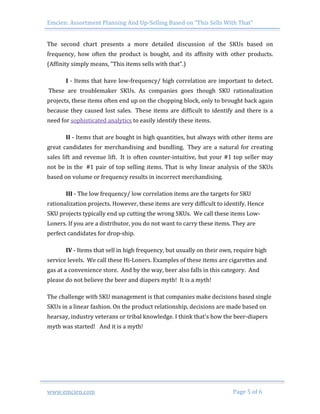 Assortment Planning And Upselling | PDF