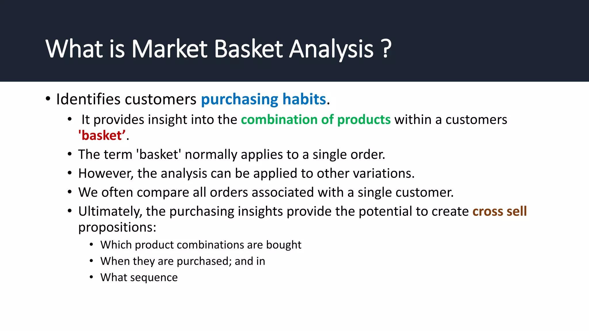 Market Basket Analysis | PPTX