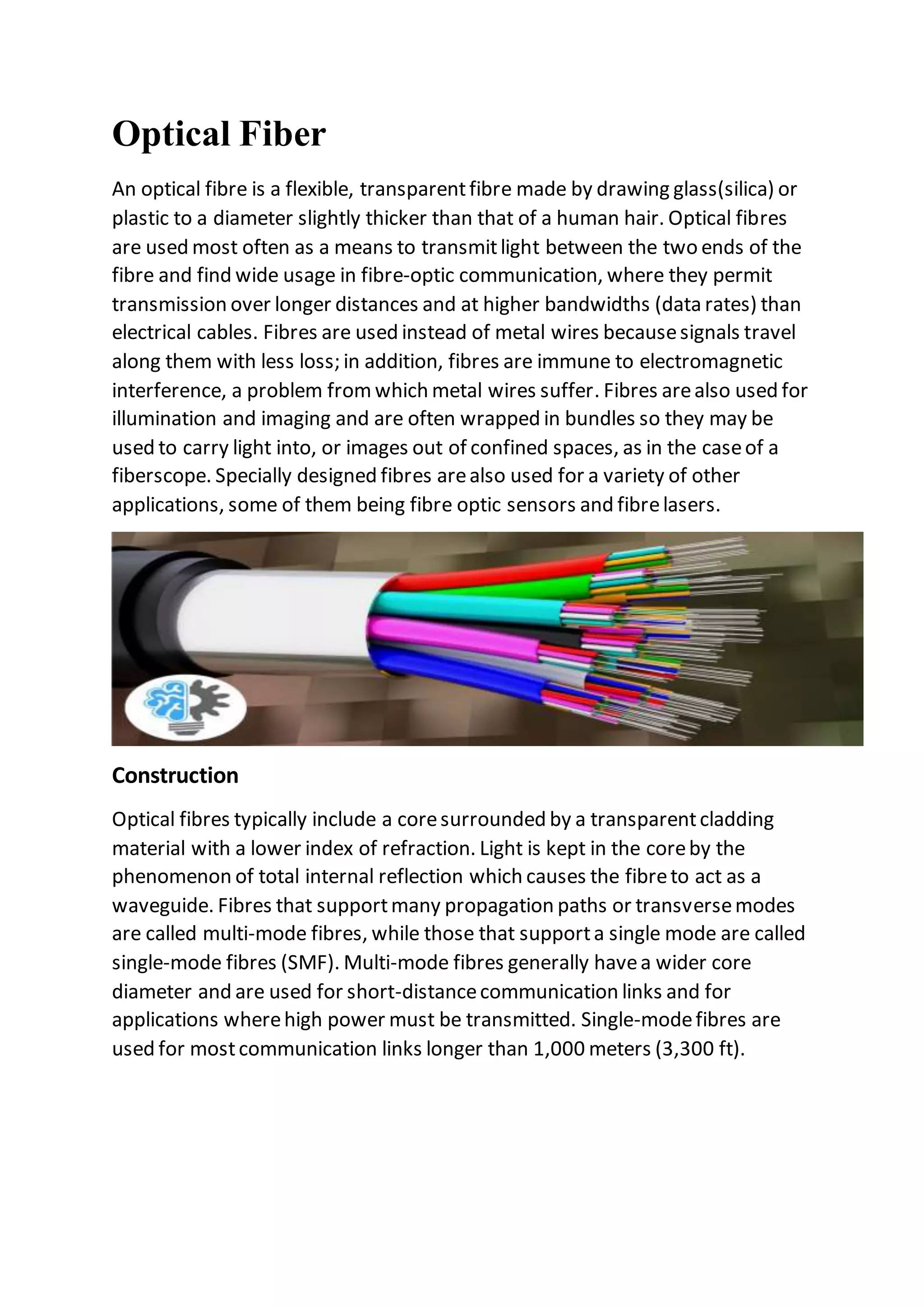 OPTICAL FIBER | DOCX