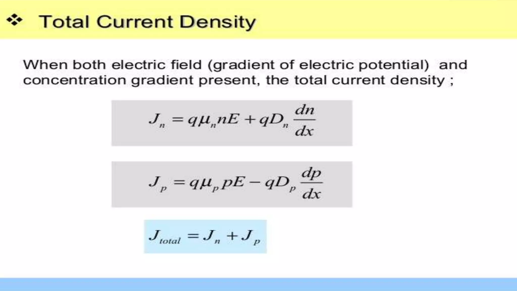 DIFFUSION AND DRIFT CURRENT | PPTX