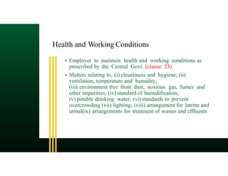 The Occupational Safety, Health and Working Conditions Code, 2019 | PDF