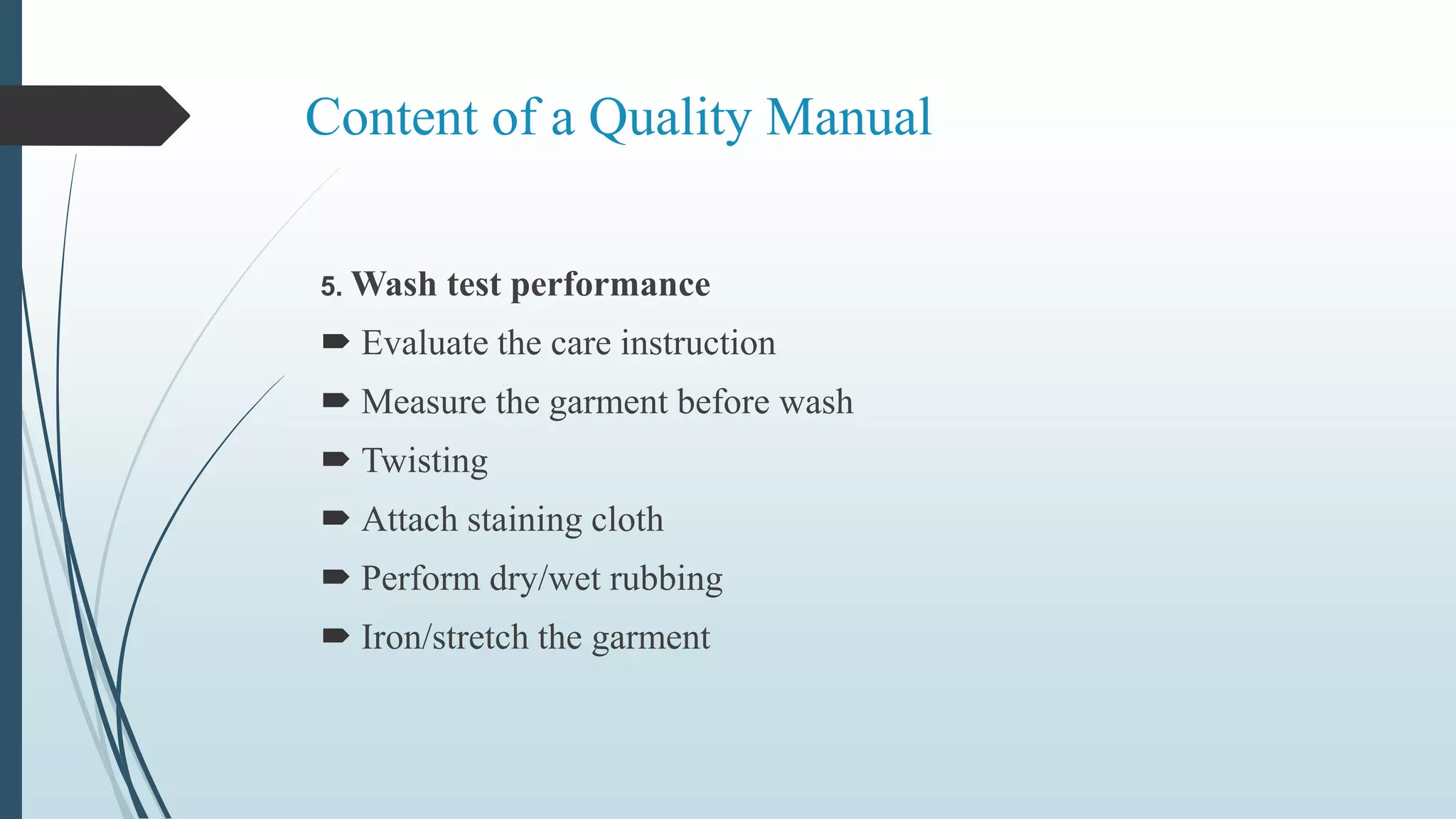 Buyer manual & measuring of 3 garments | PPTX