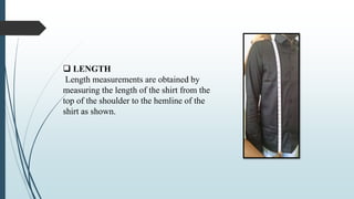 Buyer manual & measuring of 3 garments | PPTX