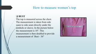 Buyer manual & measuring of 3 garments | PPTX