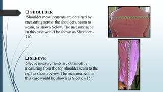 Buyer manual & measuring of 3 garments | PPTX