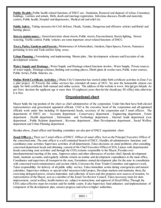 Dhaka South City Corporation: Structure, Finance and Personal Management | DOCX