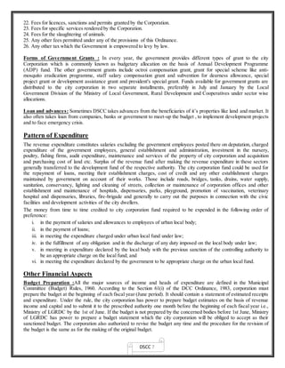 Dhaka South City Corporation: Structure, Finance and Personal ...