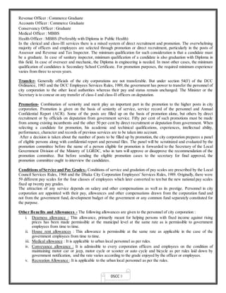 Dhaka South City Corporation: Structure, Finance and Personal ...