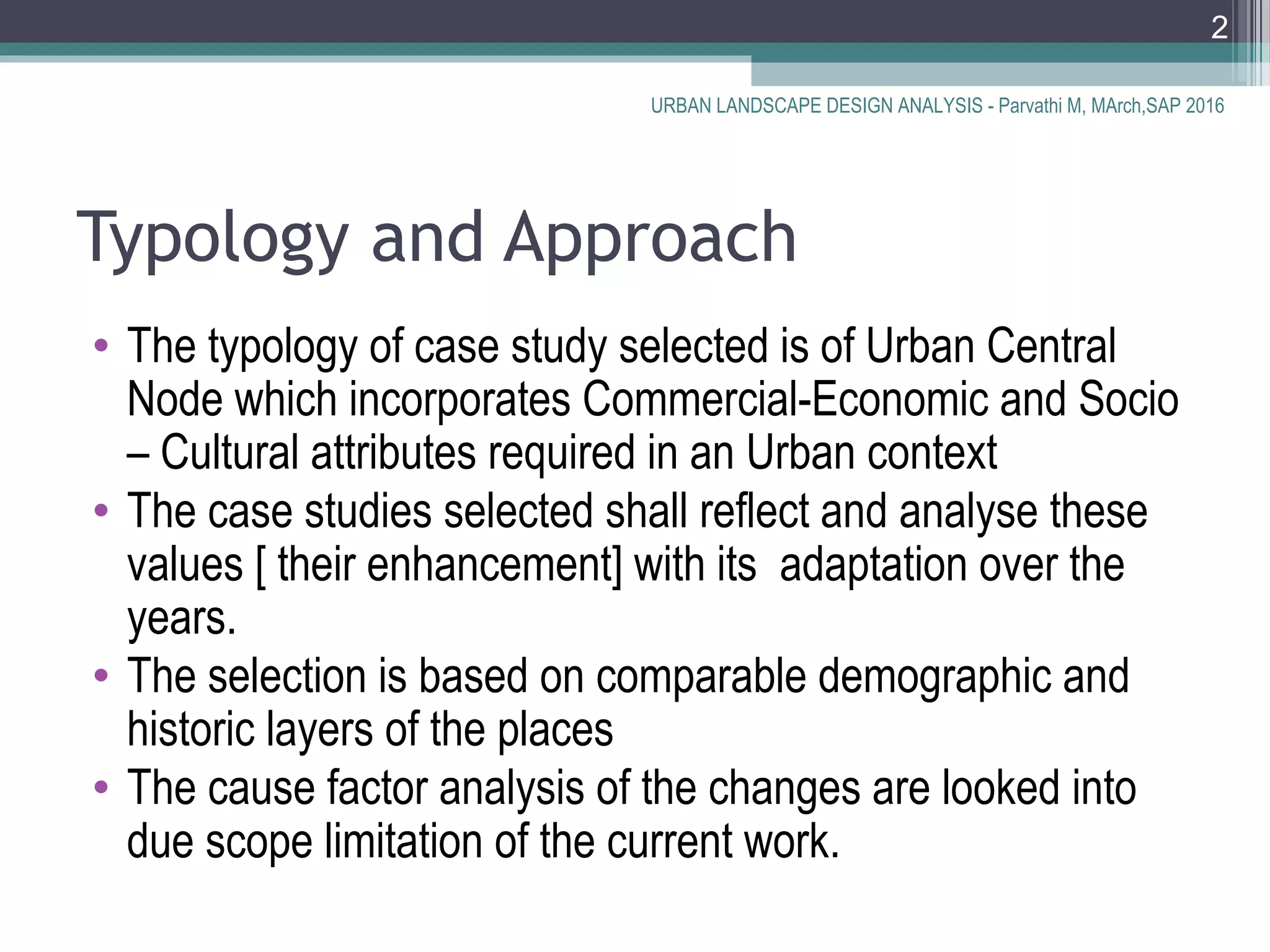 Urban Landscape Design | PPT