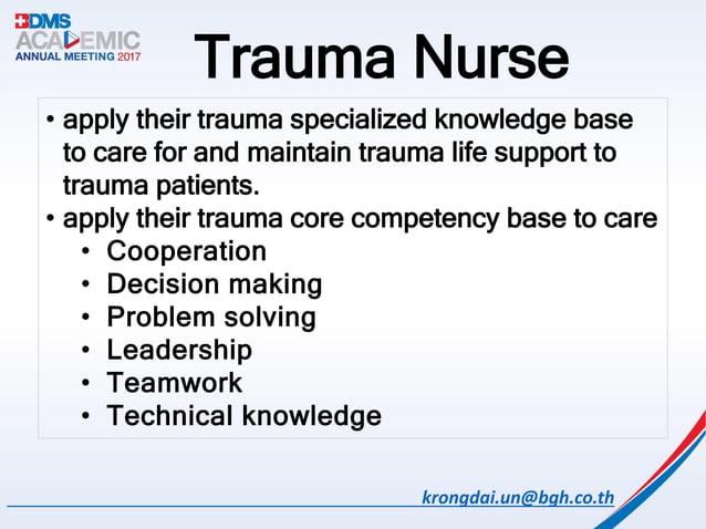 Trauma Care System and Role of Nurses in Trauma Fast Track | PDF