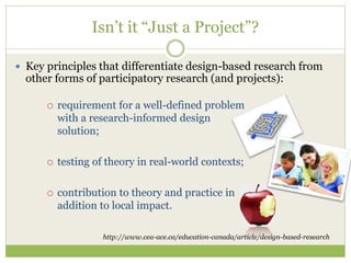 Design-Based Research: A method for achieving impact in the real world ...