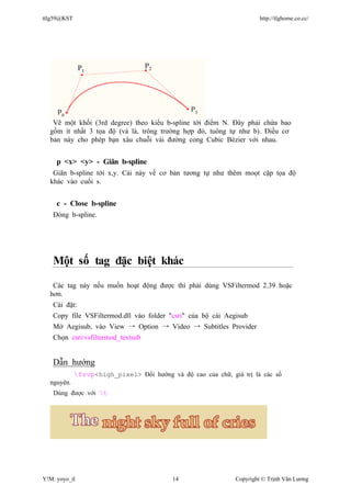 Hướng Dẫn 】Ý Nghĩa Aegisub Tags | PDF