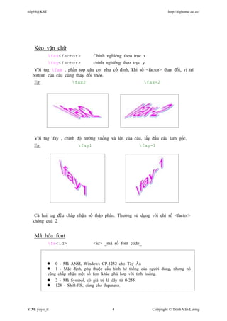 Hướng Dẫn 】Ý Nghĩa Aegisub Tags | PDF