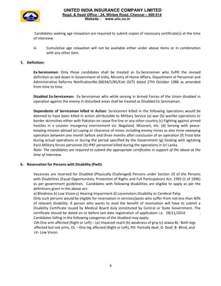 United India Insurance - Recruitment of Assistants 684 Vacancies ...