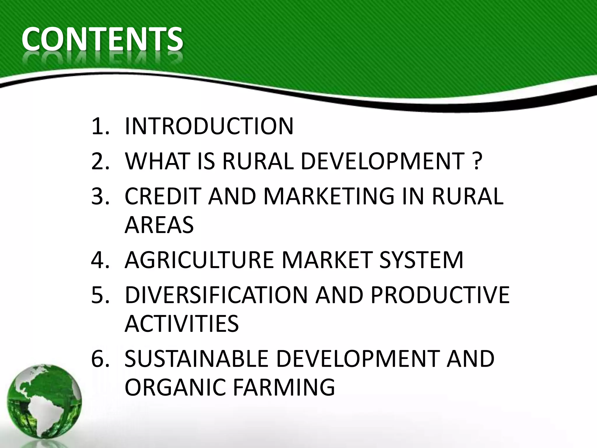 Rural Development | PPTX