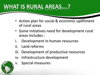 Rural Development | PPTX