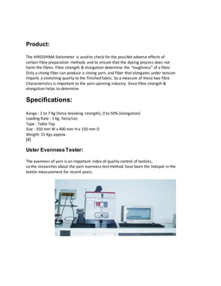 HVI- High Volume Instrument | DOCX