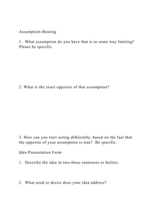 Assumption-Busting1. What assumption do you have that is in s.docx