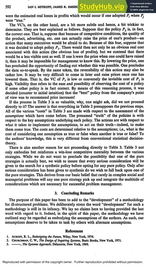 Assumptional Analysis A Methodology For Strategic Problem Solving | PDF