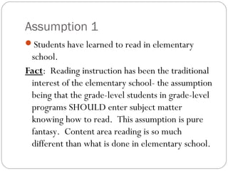 False Assumptions | PPT | Education