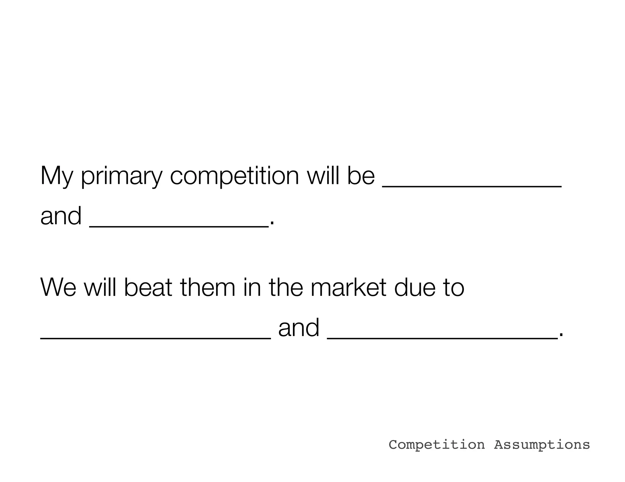 Assumptions exercise | PDF