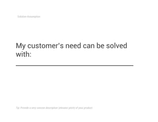 Assumptions exercise template Oct-13 | PDF