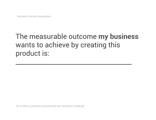 Assumptions exercise template Oct-13 | PPT