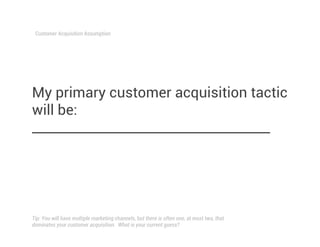 Assumptions exercise template Oct-13 | PPT