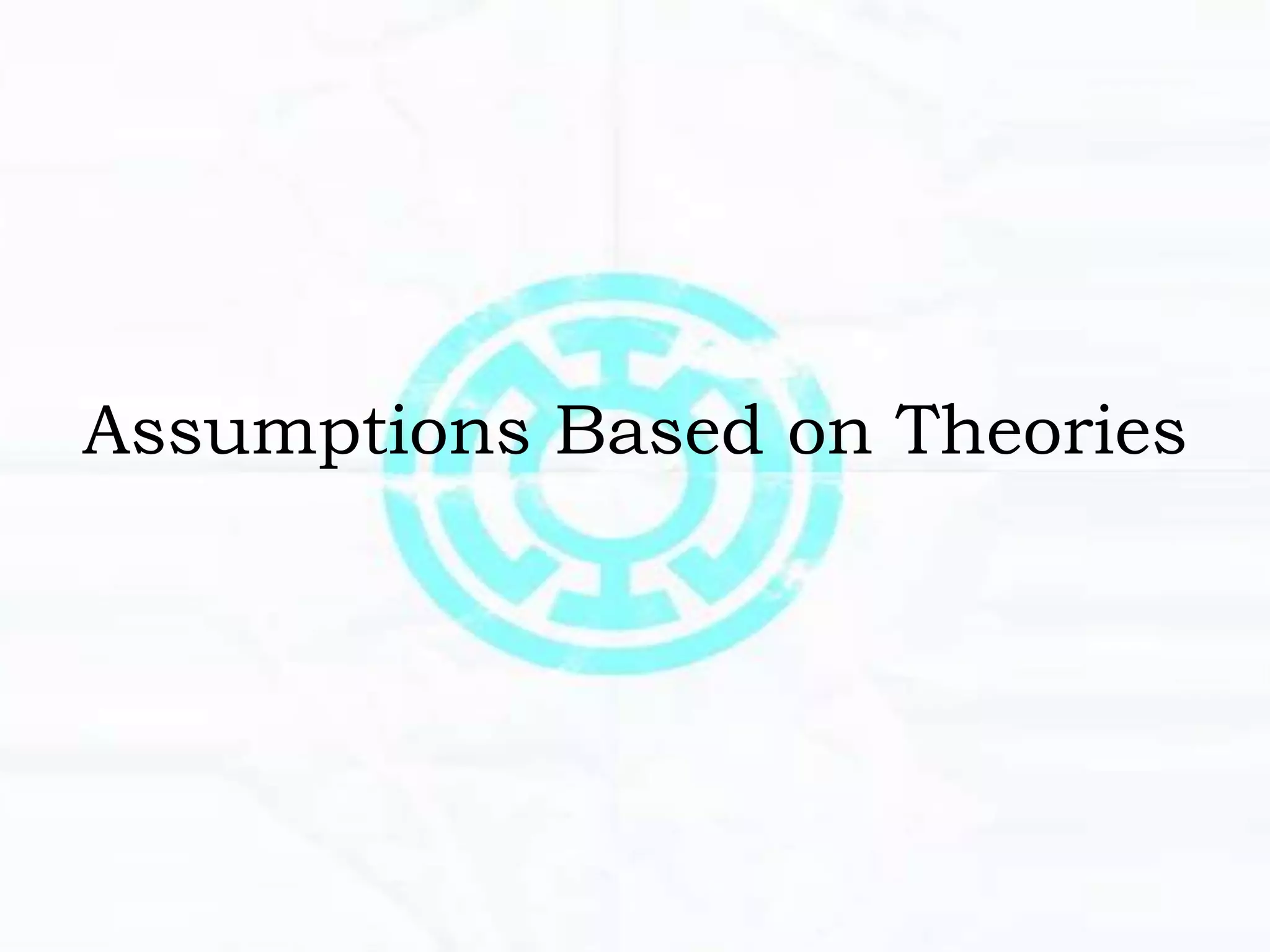 Methodology of Research - Assumptions and the Research Hypothesis | PPTX