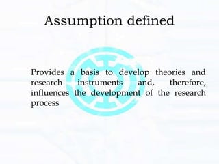 Assumption Definition