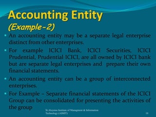 Assumptions underlying accounting measurement | PPTX