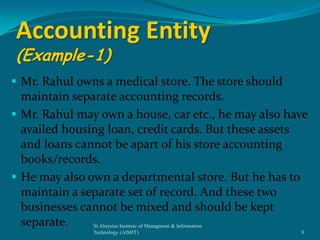 Assumptions underlying accounting measurement | PPTX