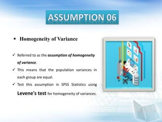 Assumptions underlying the one way anova | PPT