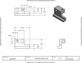 Inventor Drawings | PPT