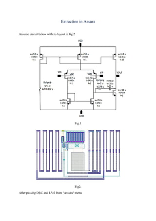 Assura Parasitic Extraction (RCX) in Cadence | PDF