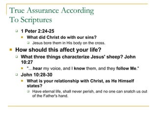 Assurance Of Salvation | PPT