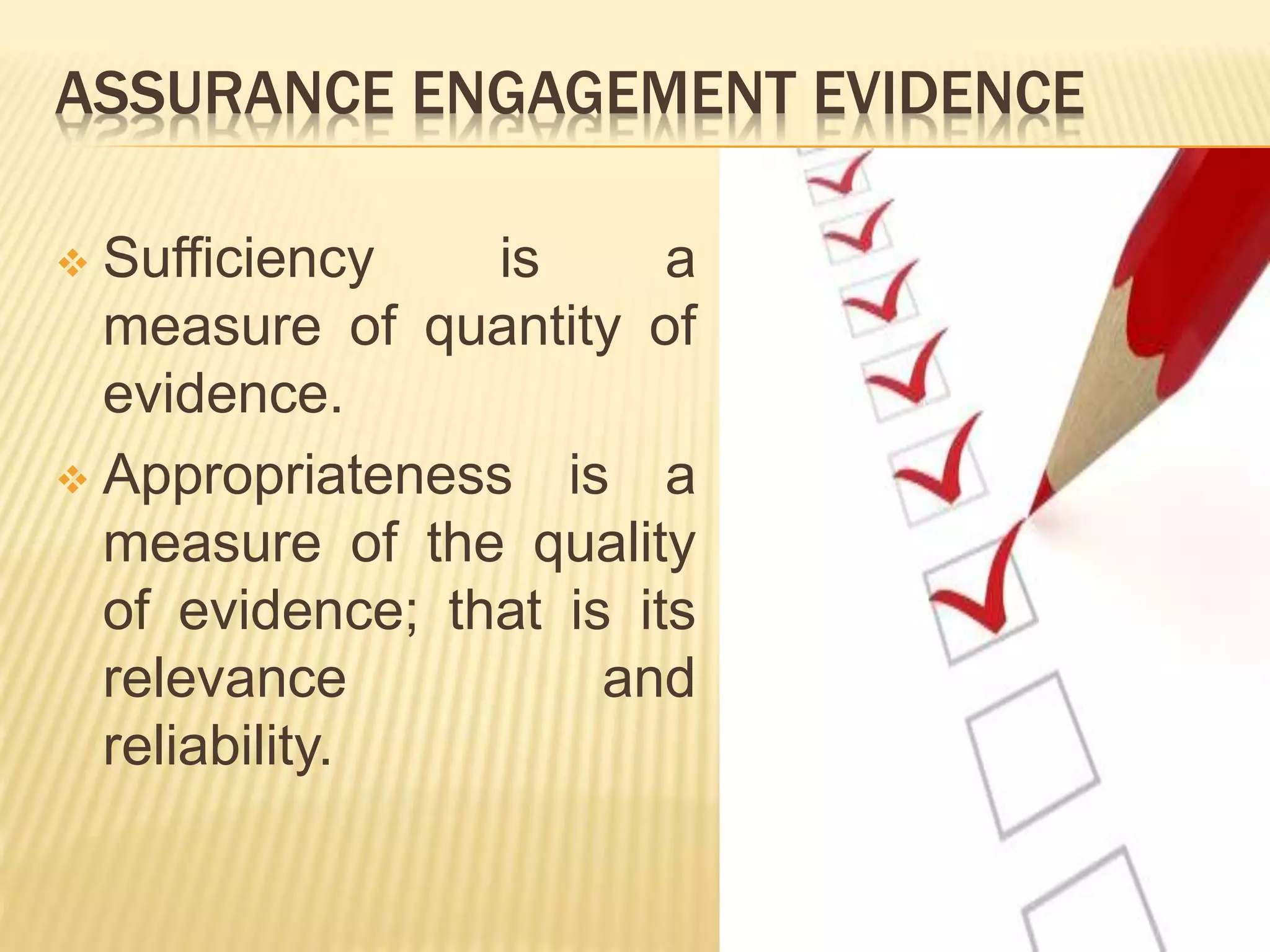 Assurance engagement | PPTX