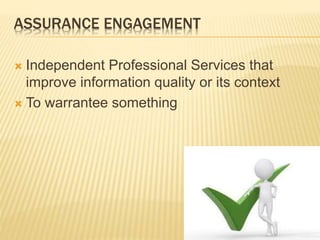 Assurance engagement | PPTX