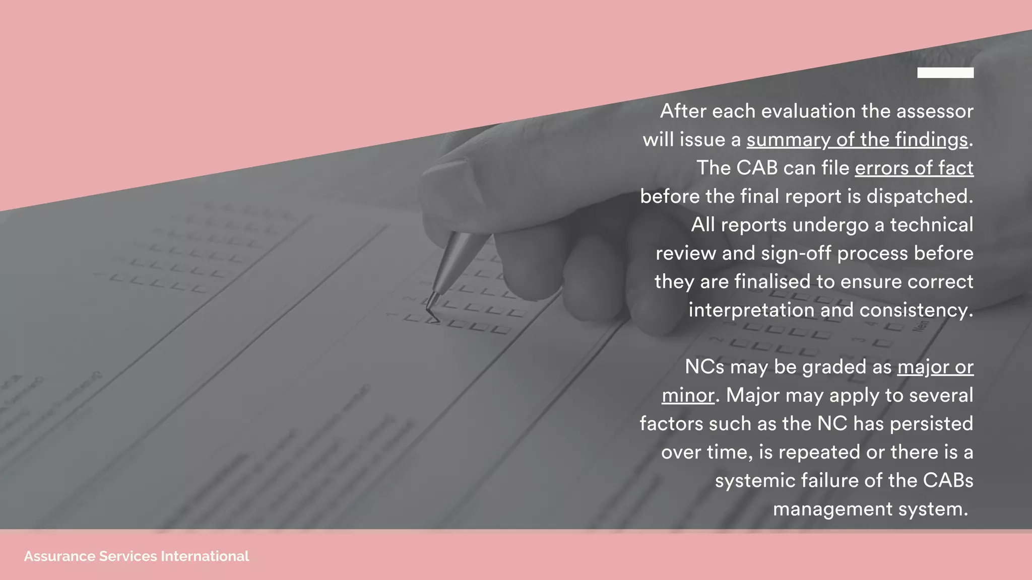 Assurance essentials #4 - ASI Assessment Findings | PDF