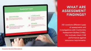 Assurance essentials #4 - ASI Assessment Findings | PPT