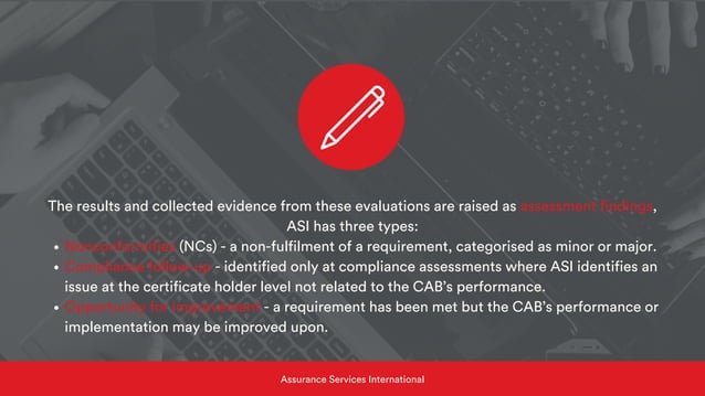 Assurance essentials #4 - ASI Assessment Findings | PPT