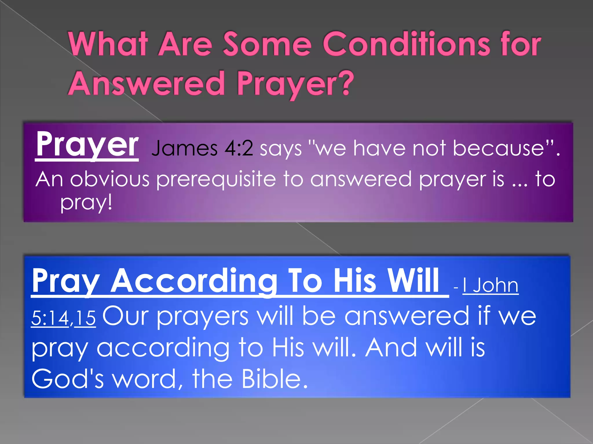 Assurance of answered prayer v1 | PPTX