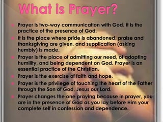 Assurance of answered prayer v1 | PPT
