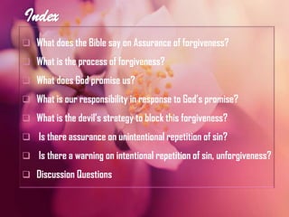 Assurance of forgiveness v1.0 | PPT