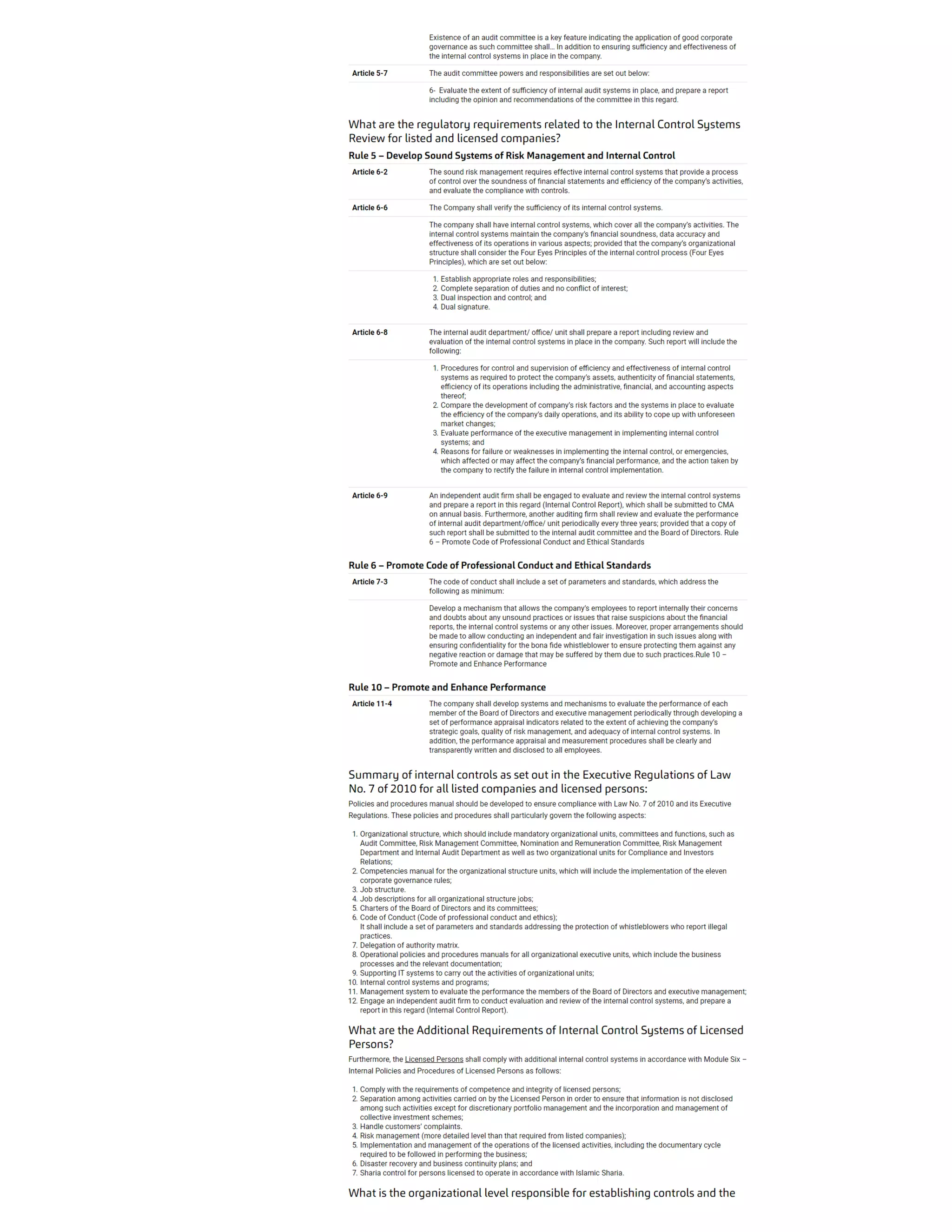 Internal Control Review - ICR Kuwait 2019 | PDF